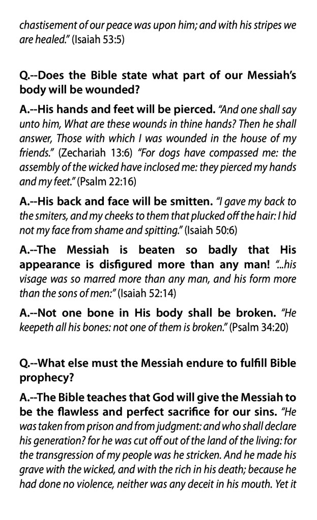 MESSIAH~ His Suffering And Death Foretold!!!” | JESUSAVESISRAEL